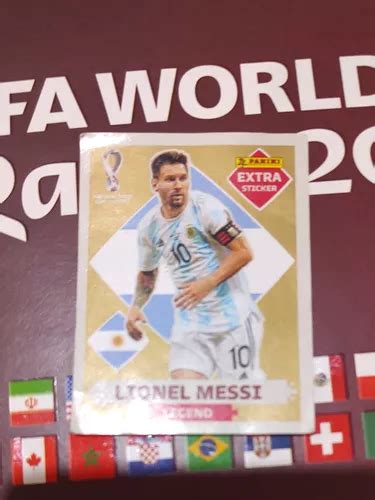 Figurinha Lionel Messi Gold Legend Rara Copa Do Mundo 2022 R 4 000 Em