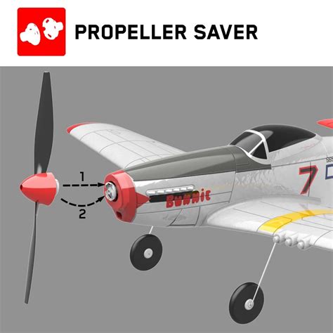Limited Promo Eachine Mini Mustang P 51D EPP 400mm Wingspan 2 4G 6 Axis