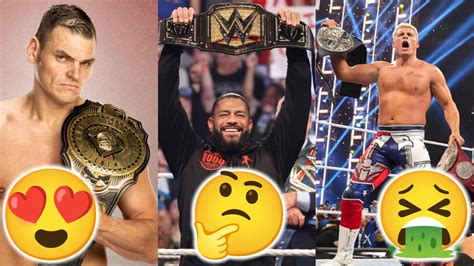 Every Current WWE Title Belt Design Ranked From Worst To Best WrestleTalk