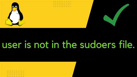 How To Add User To Sudoers File YouTube