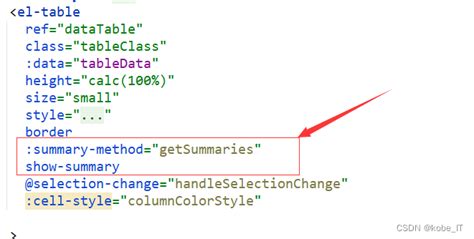 elementui表格数据自定义合计行 element ui 自定义合计 csdn博客