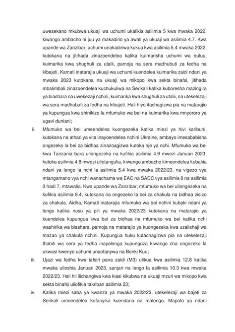 Bank Of Tanzania On Twitter Taarifa Ya Kamati Ya Sera Ya Fedha Https