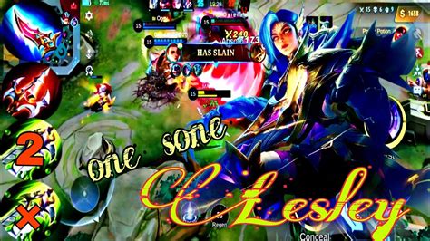 Lesley Best Damage Emblem Build Combo Damage One Shot Lesley