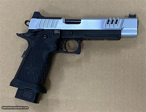 STI Staccato XL DPO 9mm Tuxedo Chrome Slide Optics Ready