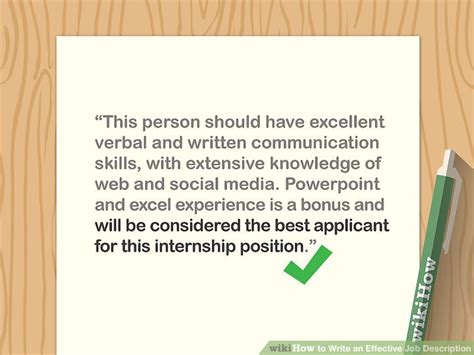 Ways To Write An Effective Job Description Wikihow Life