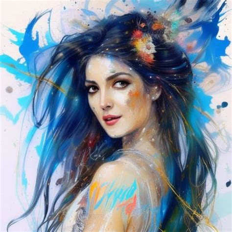 Beautiful Greek Goddess Long Flowing Hair Intricate Detail 8k Resolution Concept Art Portrait