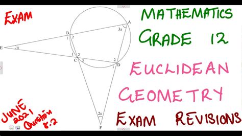 Mathematics Grade Euclidean Geometry June Question
