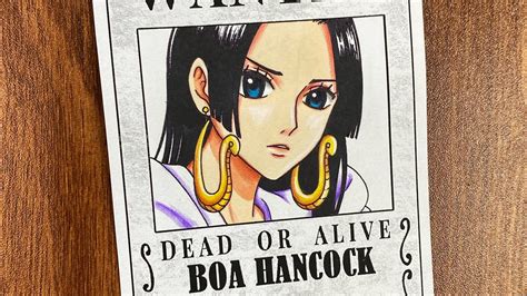 How To Draw Boa Hancock From One Piece YouTube