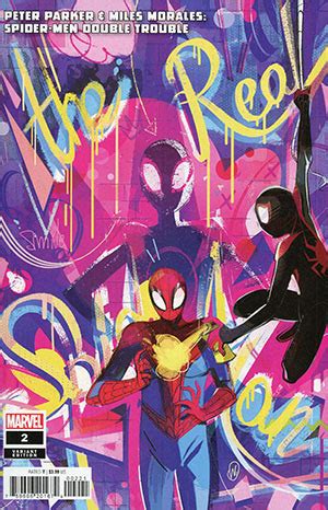 Peter Parker Miles Morales Spider Men Double Trouble 2 Cover B