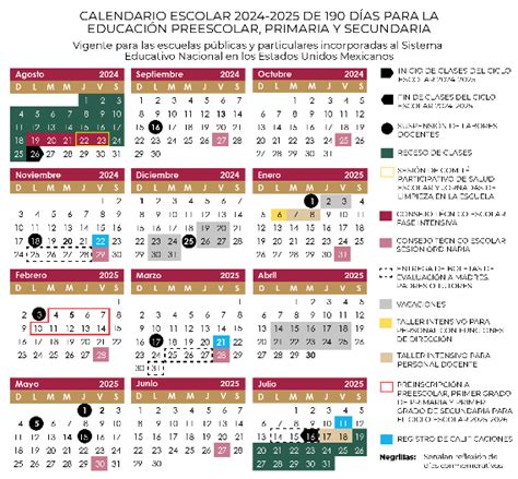 Publica La SEP El Calendario Del Ciclo Escolar 2024 2025 Quadratin