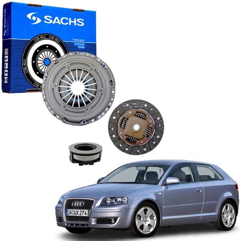 Kit Embreagem Audi A3 Crossfox Fox Gol Saveiro G5 G6 Golf Polo Spacefox
