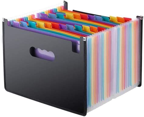 QIANHUA Carpeta De Archivos Expandible De 24 Bolsillos Organizador A4