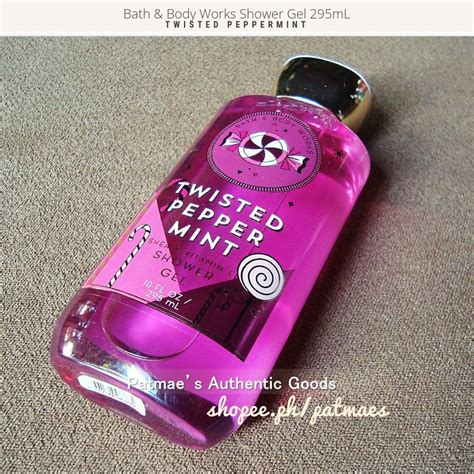 Bath And Body Works Shower Gel Twisted Peppermint Ml Shopee