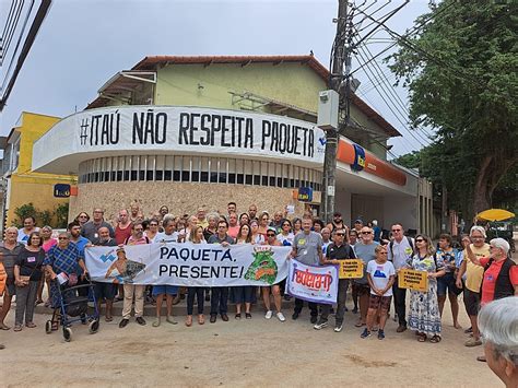Manifestação reúne moradores da Ilha de Paquetá RJ contra Cidades