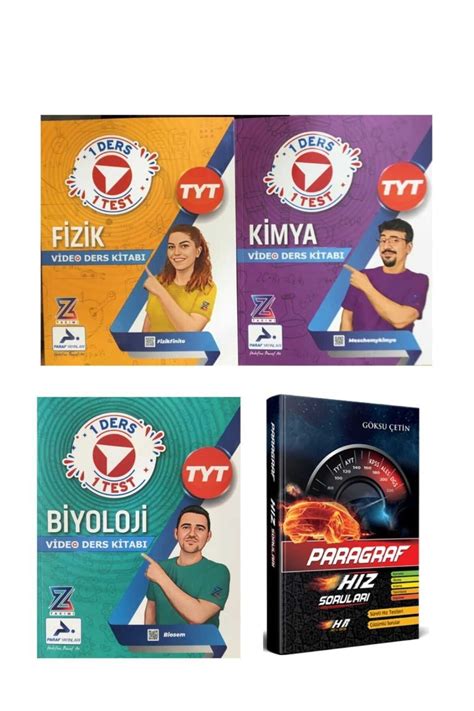 Paraf Yayınları Paraf TYT Fizik Fizikfinito TYT Kimya Meschemykimya TYT