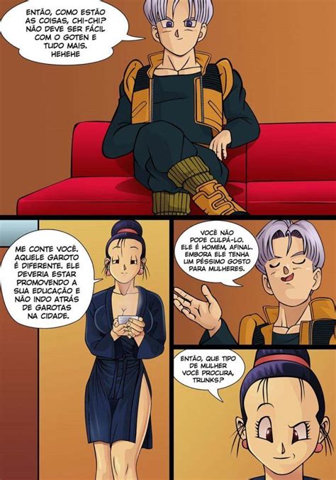Quadrinhos De Sexo Dragon Ball GT Trunks Fodendo Chichi Hentai E