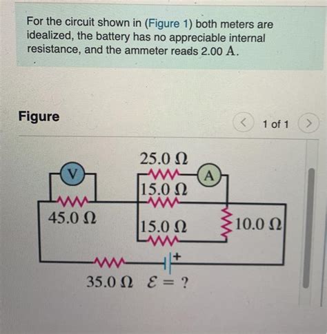 Solved For The Circuit Shown In Figure 1 Both Meters Are Chegg