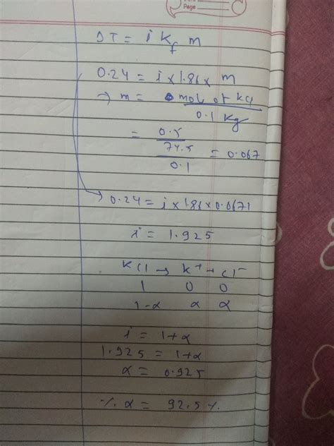 Calculate The Boiling Point Of A Solution Containing 0 61 G Of Benzoic