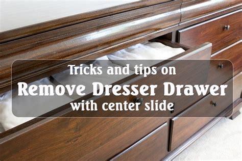 Remove Dresser Drawer Middle Track Drawing Word Searches
