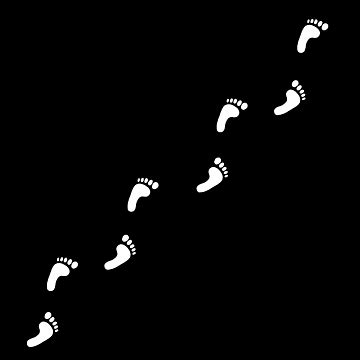 Human Footprints Vector Hd Images Human Footprints Icon Isolated On