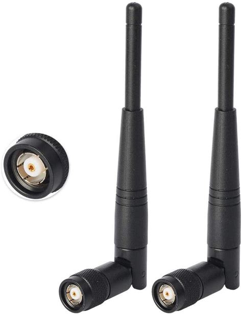 Eightwood 5dBi 2 4GHz WiFi Antenna RP TNC Male Connector 2 Pack
