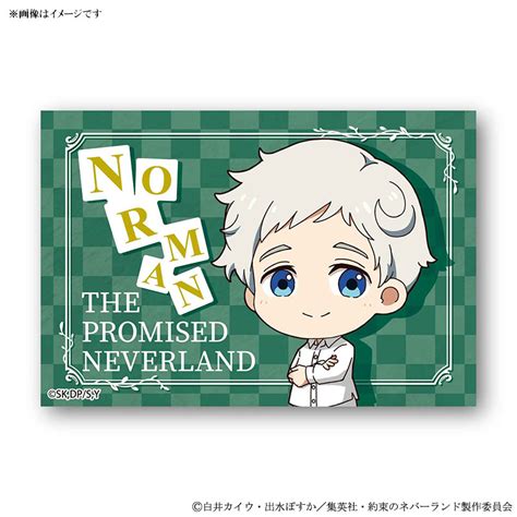 フジテレビ限定 約束のネバーランド てくトコBIGスクエア缶バッチ ノーマン グッズ オフィシャルグッズ フジテレビe ショップ フジテレビ
