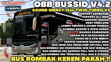 Update Obb Bussid V Terbaru Sound Mercy Ohl Twin Turbo V