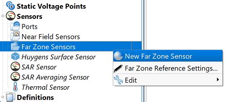 Far Zone Sensor Xfdtd Remcom Support