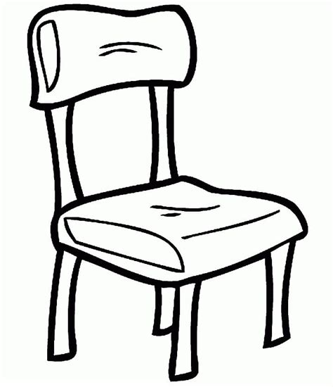 Dibujos De Silla Simple Para Colorear Para Colorear Pintar E Imprimir