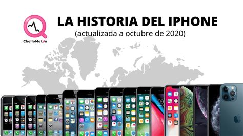La historia y evolución del Apple iPhone desde 2007 a octubre de 2020