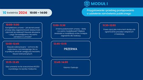 Modu I Cz Cykl Bezp Atnych Webinari W Zam Wienia Publiczne Na