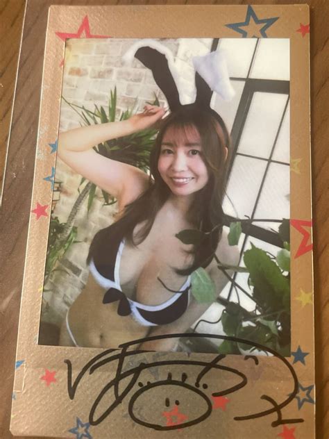 Yahoo オークション 夢乃あいかバニー水着サインチェキ
