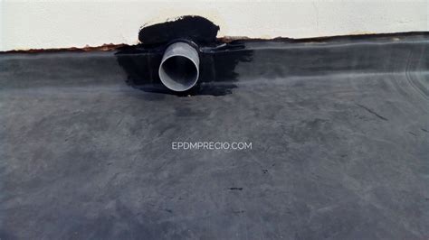 Sumideros con lámina epdm