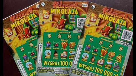 Zdrapki lotto 536 Czwartkowy draping premierka kasa od Mikołaja z