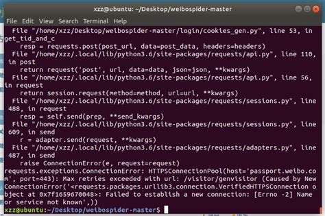 报错requests exceptions connectionerror connectionpool host port 443