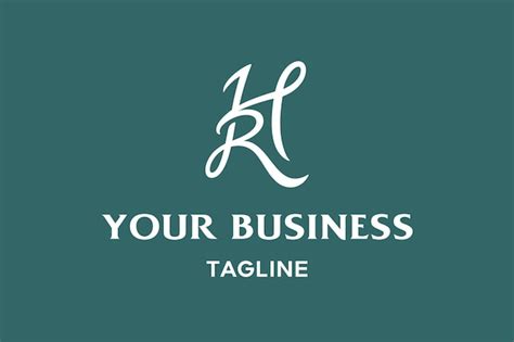 Premium Vector Hr Monogram Logo