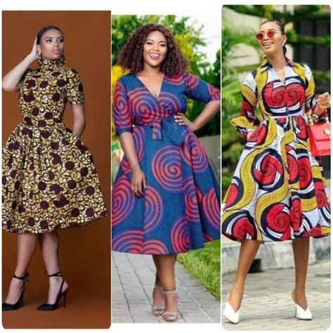 Ankara Flare Gown Styles Ankara Short Flare Gowns Ankara Long Gowns