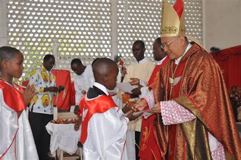 Tanzania AsiliaLive BALOZI WA PAPA NCHINI TANZANIA ATOA SAKRAMENT YA