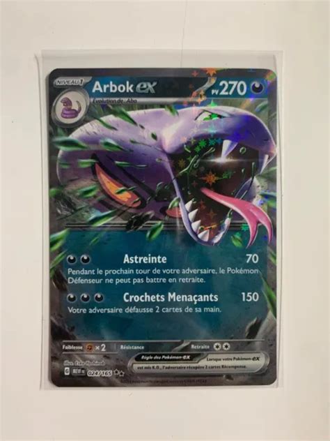 CARTE POKÉMON ARBOK EX 024 165 Ecarlate et Violet 3 5 151 EUR 4 00
