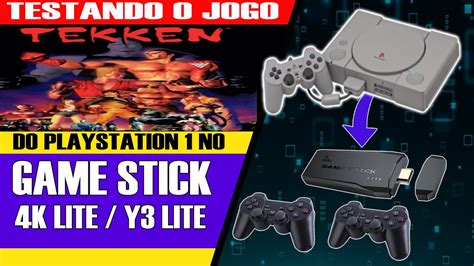 TEKKEN DO PS1 NO GAME STICK 4K LITE TESTE RÁPIDO APÓS ADD BIOS NA