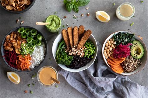 Minute Vegan Buddha Bowls Three Ways