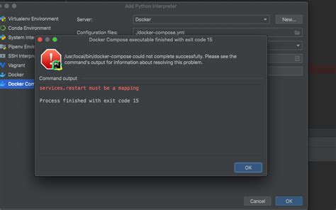 Adding Python Interpreter For Docker Compose Ides Support Intellij Platform Jetbrains