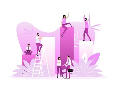 Premium Vector Social Media Marketing Flat Illustration Isometric