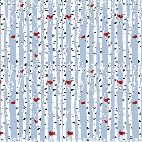 Clayshare Birch Cardinals Blue Hobby Ceramicraft