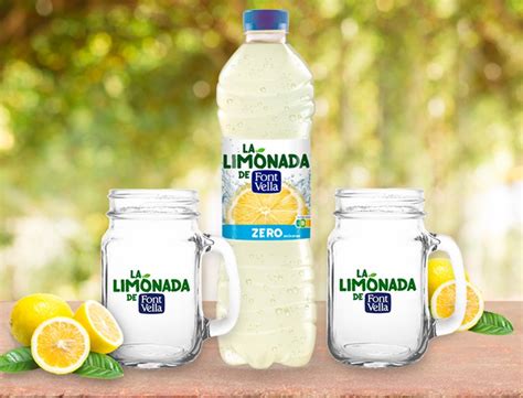 Agua Mineral Natural Font Vella Lim0nada Zero Con Zumo De Limon Botella
