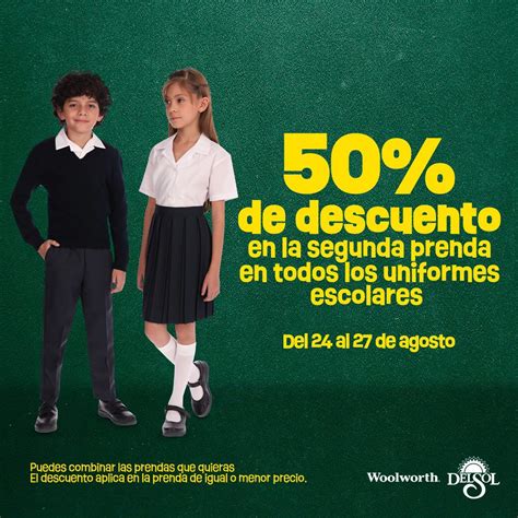 En Del Sol Y Woolworth Do A Mitad De Precio En Uniformes Escolares Y