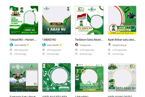 Twibbon Puncak Harlah Abad Nu Semarakkan Hari Lahir Nu Ke