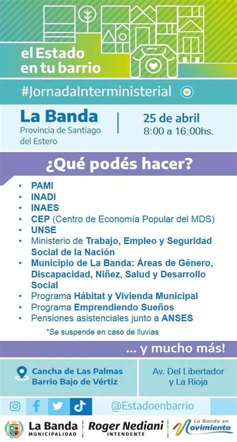 La Agencia Nacional de Discapacidad estará presente en el operativo de