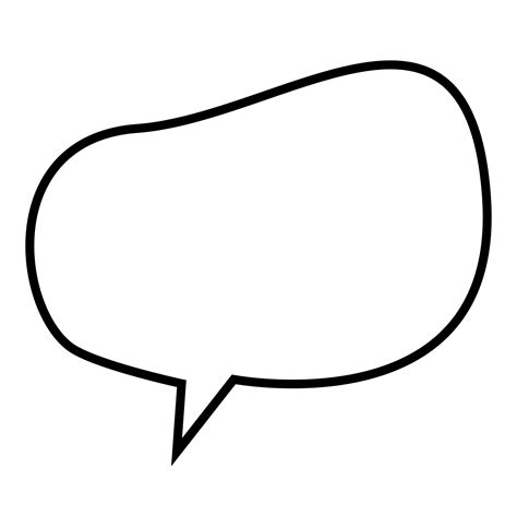 Bubble Text For Comic Blank Or Empty Balloon Text For Text