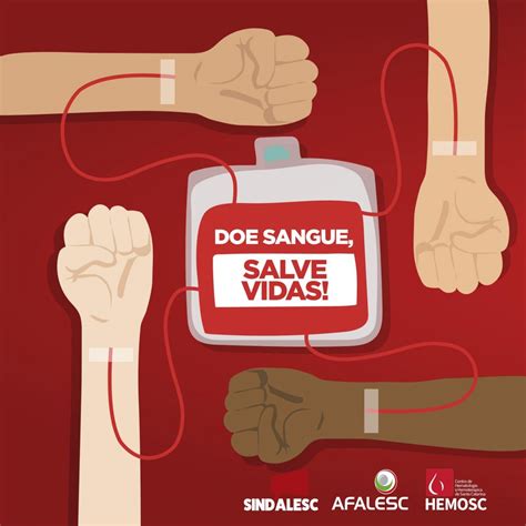 Junho Vermelho é mês de incentivo à doação de sangue SINDALESC